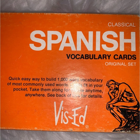 Vis-Ed | Other | Vised Classical Spanish Vocabulary Cards | Poshmark